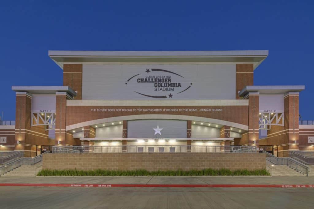 Challenger Columbia Stadium by ICI Construction #1 Best